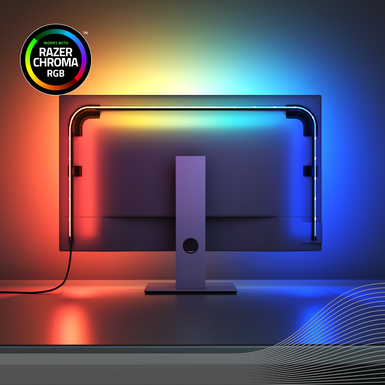 Calex Smart LED Strip voor Monitor - 110cm - RGBIC